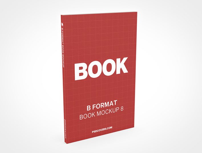B Format Book Mockup 8 helps preview your designs in seconds