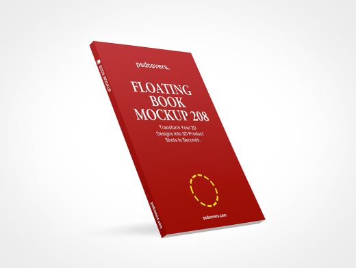 Floating Book Mockup 208 helps preview your designs in seconds