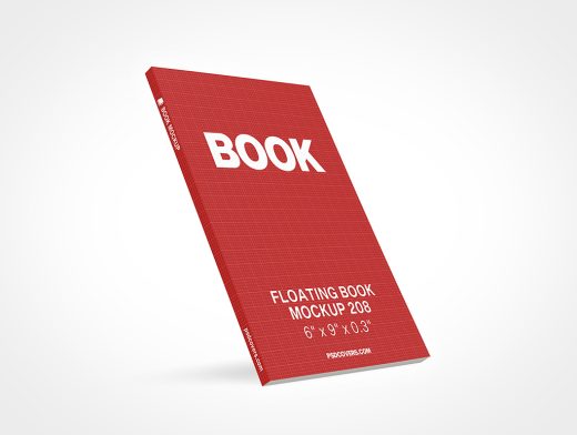 Floating Book Mockup 208 helps preview your designs in seconds