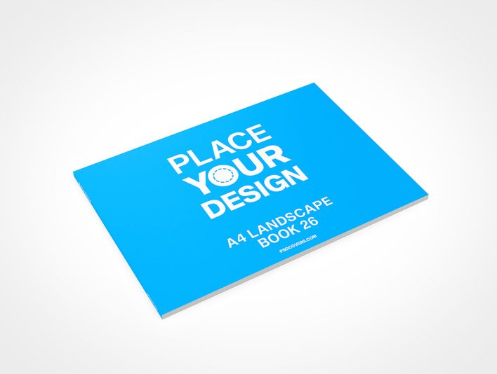 Our A4 Landscape Book 26 easily previews your book covers