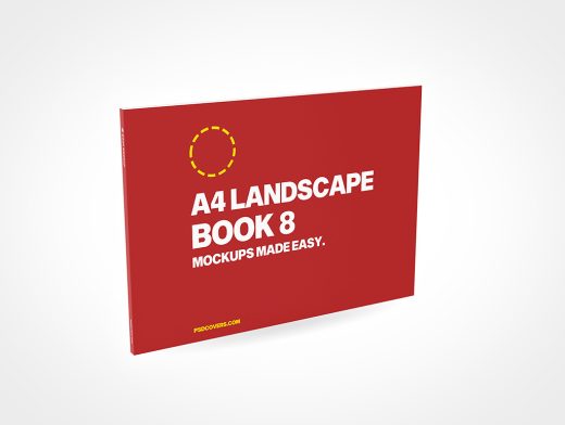 A4 Landscape Book 8 applies your book covers in seconds
