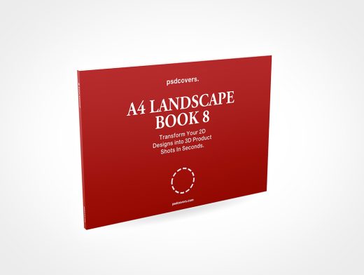 A4 Landscape Book 8 applies your book covers in seconds