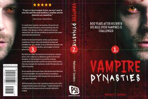 FREE PSD 6X9 Vampire Book Cover Design