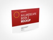 A4 Landscape Book 2 showcases your book covers in seconds