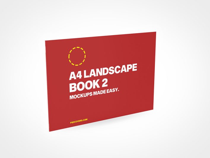 A4 Landscape Book 2 showcases your book covers in seconds
