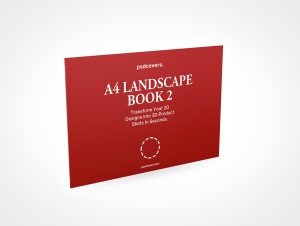 A4 Landscape Book 2 showcases your book covers in seconds