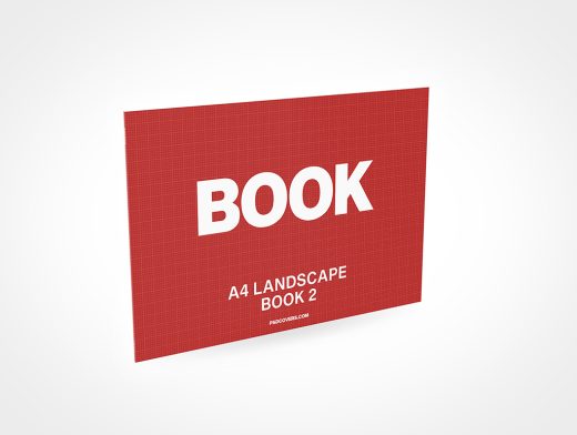 A4 Landscape Book 2 showcases your book covers in seconds