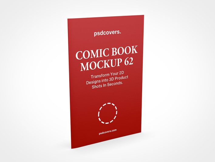 Our Comic Book Mockup 62 easily previews your comic book