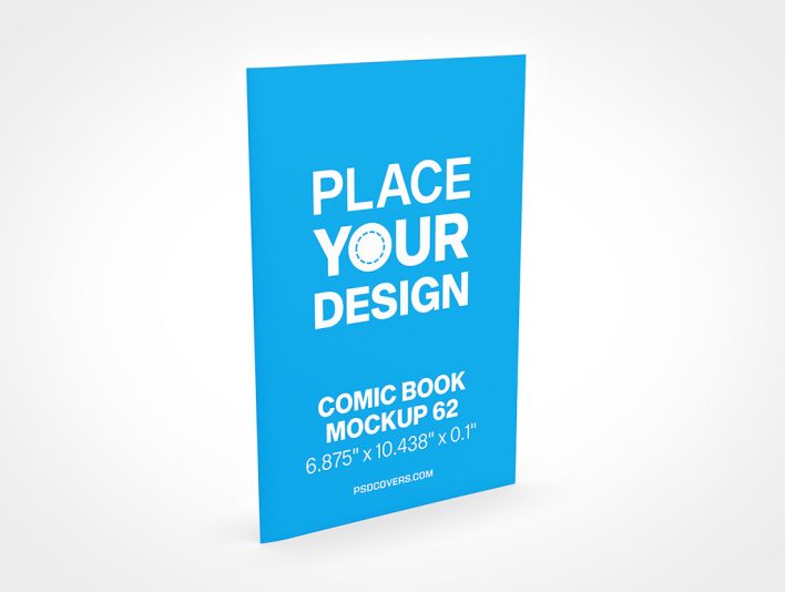 Our Comic Book Mockup 62 easily previews your comic book