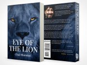 FREE PSD 6X9 Eye Of The Lion Book Cover Design