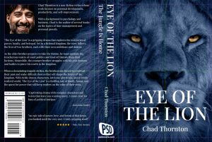 FREE PSD 6X9 Eye Of The Lion Book Cover Design