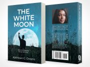 FREE PSD 6X9 White Moon Book Cover Design