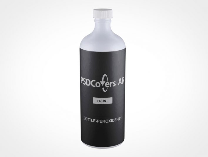 Apply your brand to this white label Peroxide Bottle Mockup 1