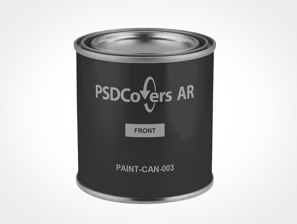 Metal Paint Can Mockup • PSDCovers • Mockups Made Easy!